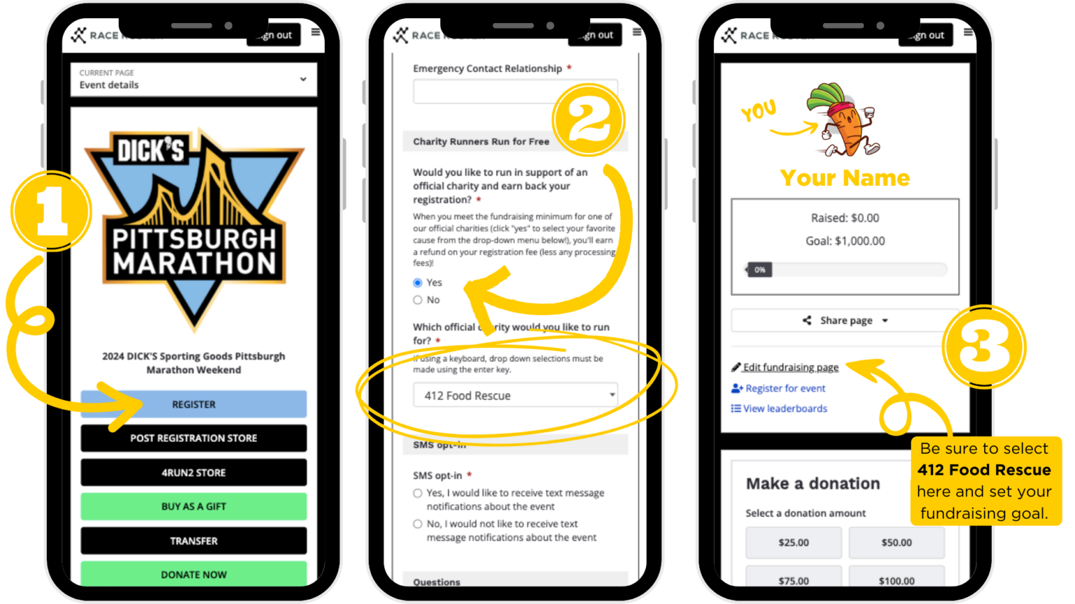Pittsburgh Marathon - 412 Food Rescue